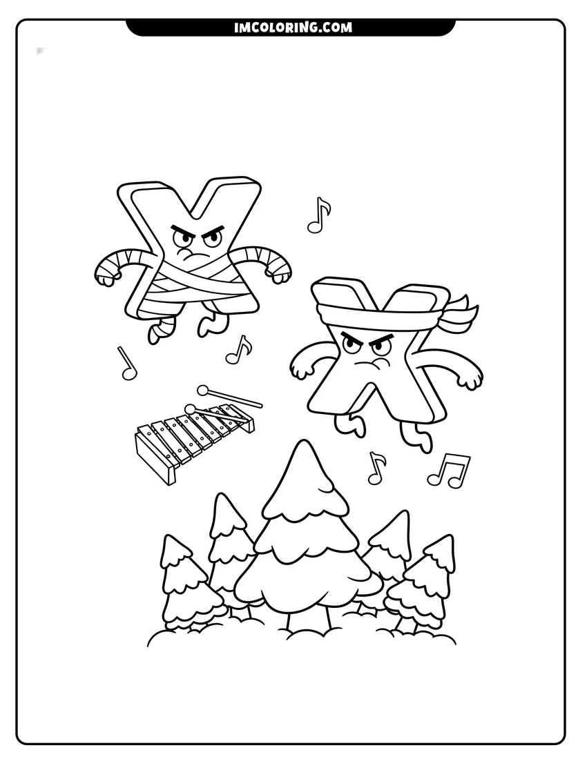 Alphabet Lore Coloring Pages (Free Printable PDFs) | ImColoring