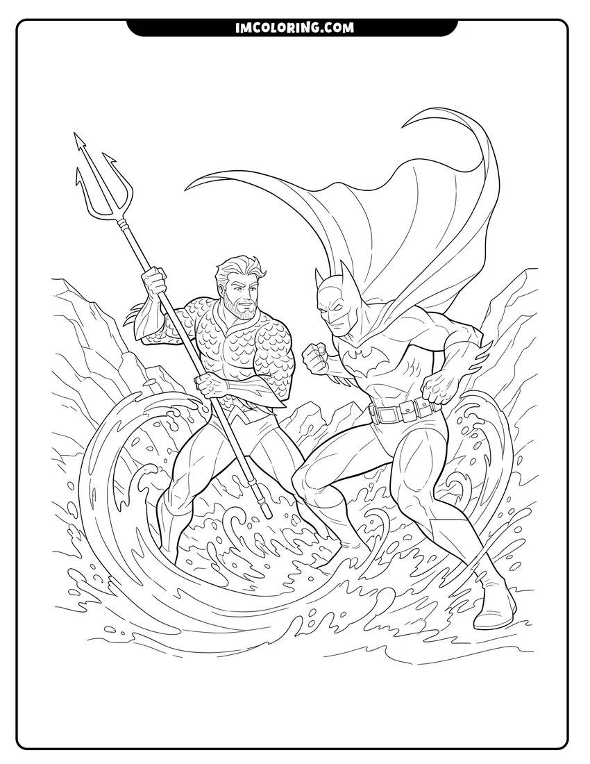 Aquaman Coloring Pages (Free Printable PDFs) | ImColoring