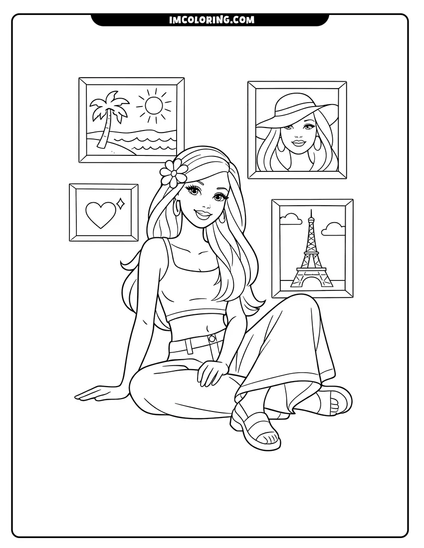 Barbie Coloring Pages (Free Printable PDFs) | ImColoring
