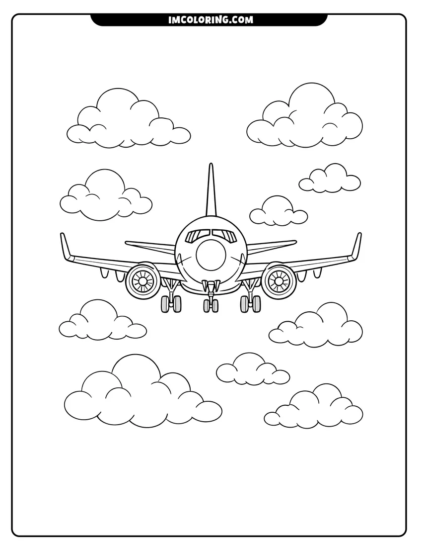Airplane Coloring Pages (Free Printable PDFs) | ImColoring