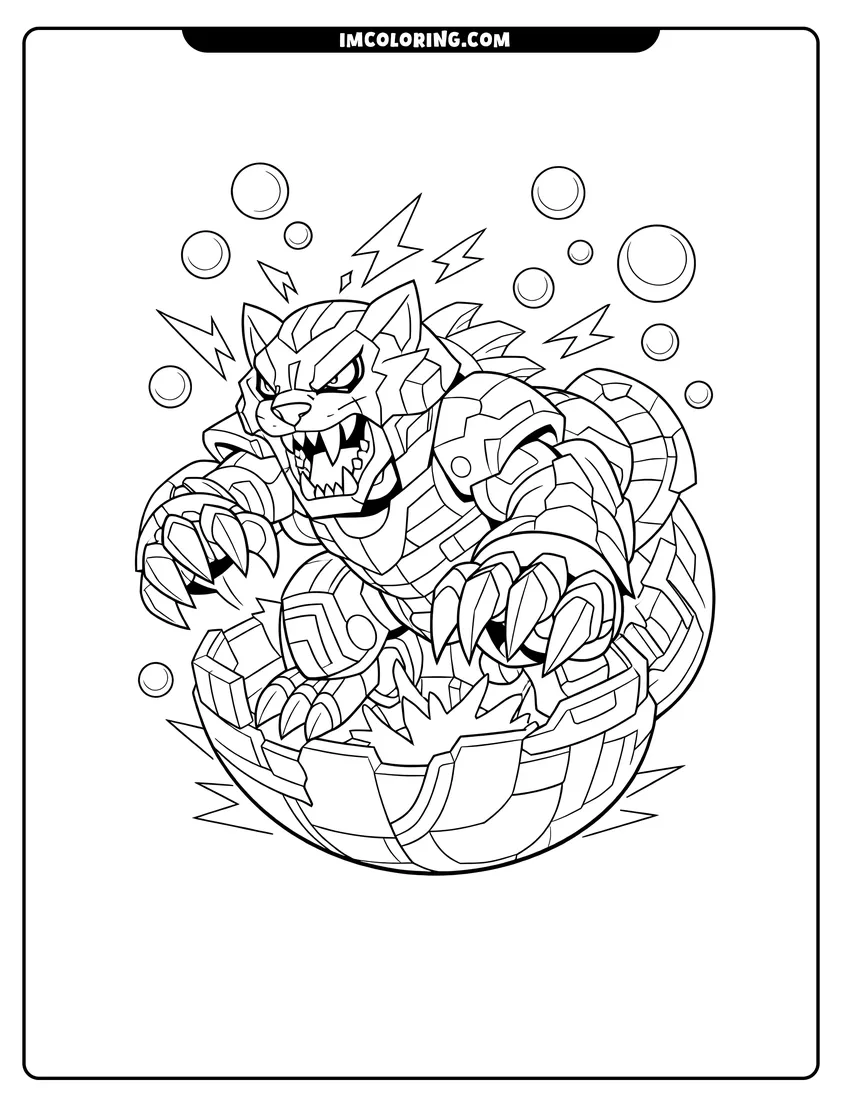 Bakugan Coloring Pages (Free Printable PDFs) | ImColoring