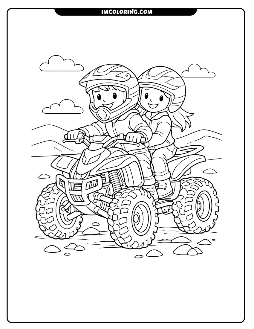 Atv Coloring Pages (Free Printable PDFs) | ImColoring