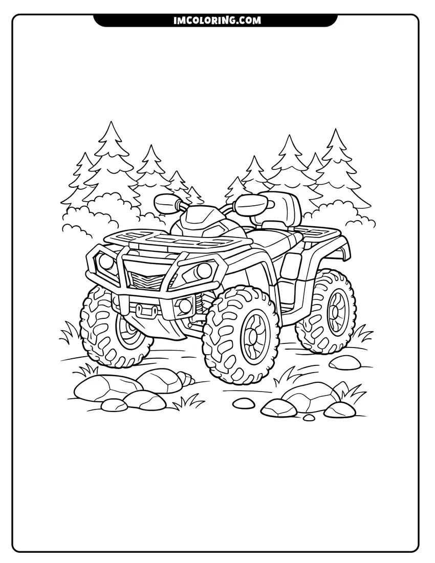 Atv Coloring Pages (Free Printable PDFs) | ImColoring