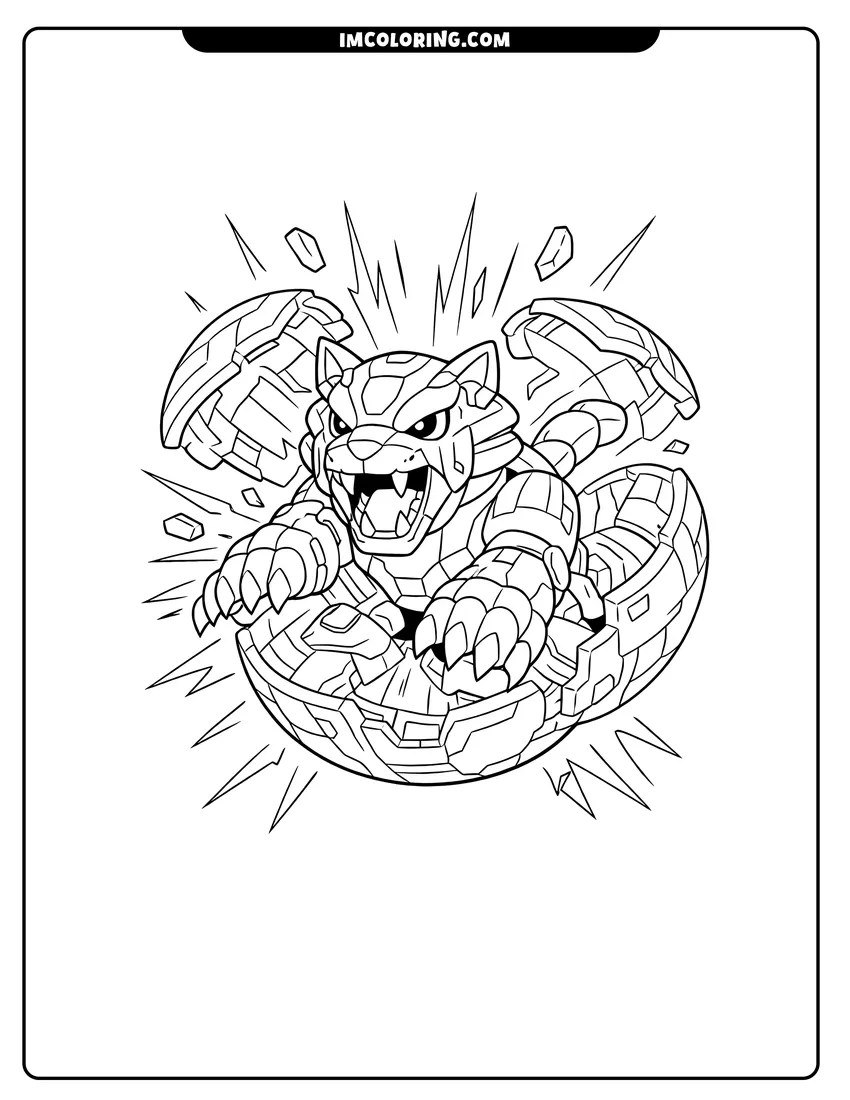 Bakugan Coloring Pages (Free Printable PDFs) | ImColoring